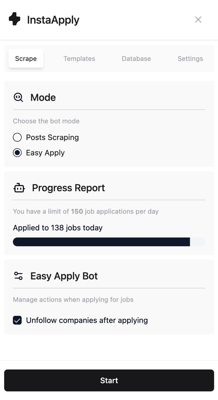 InstaApply | An awesome bot that simplifies your job search